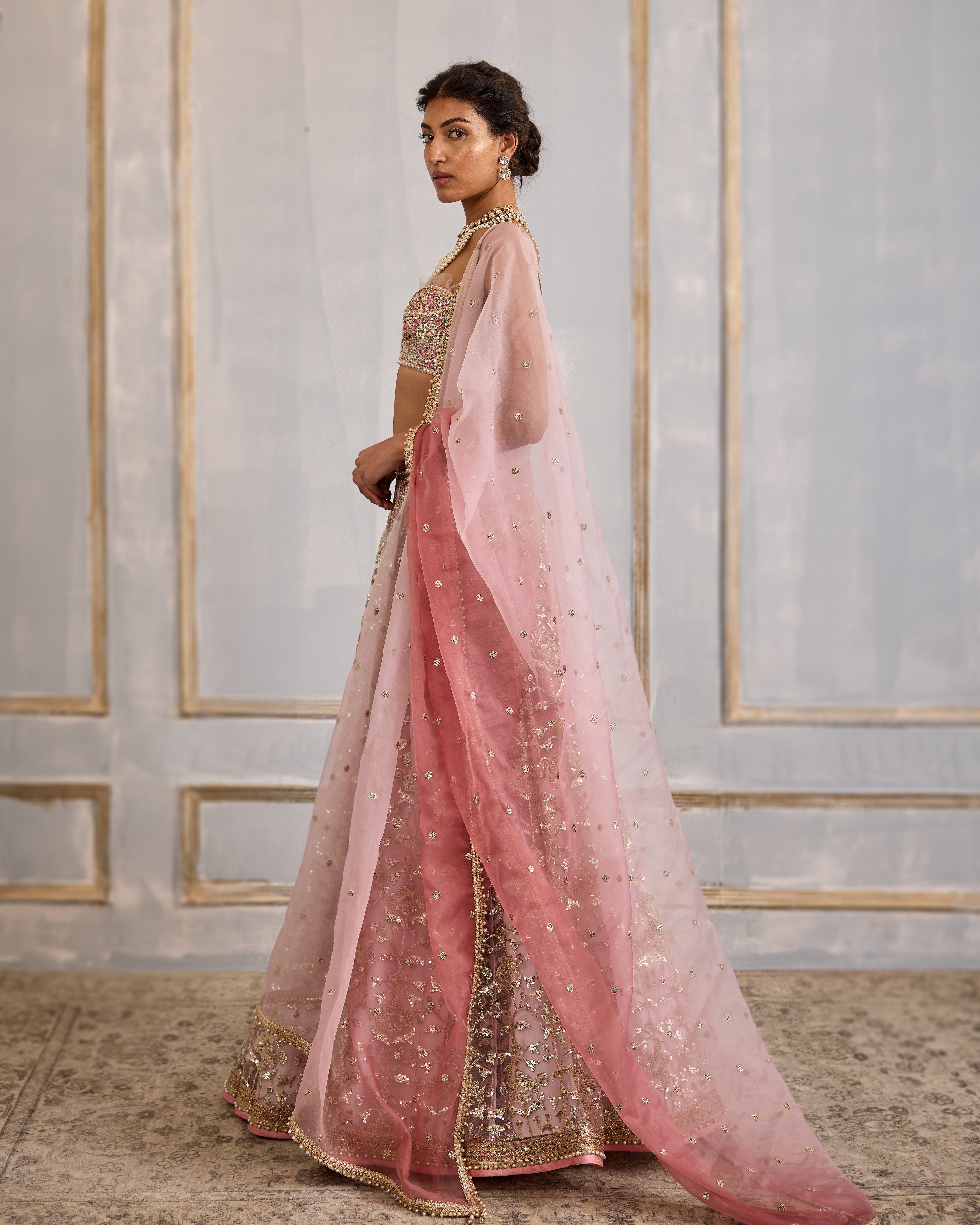 Palace pink lehenga | Cedar & Pine