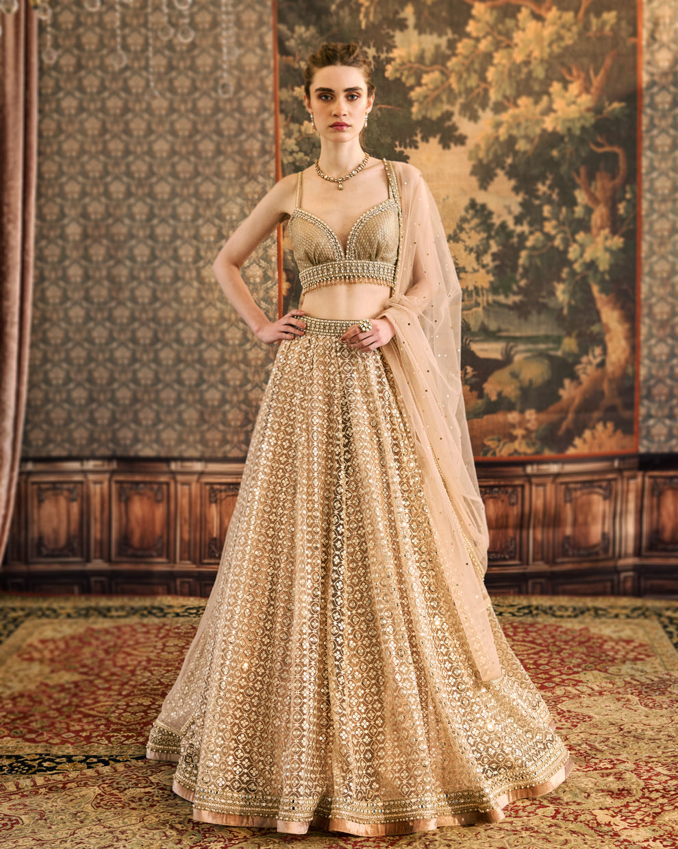 Moonlight ball lehenga | Cedar & Pine